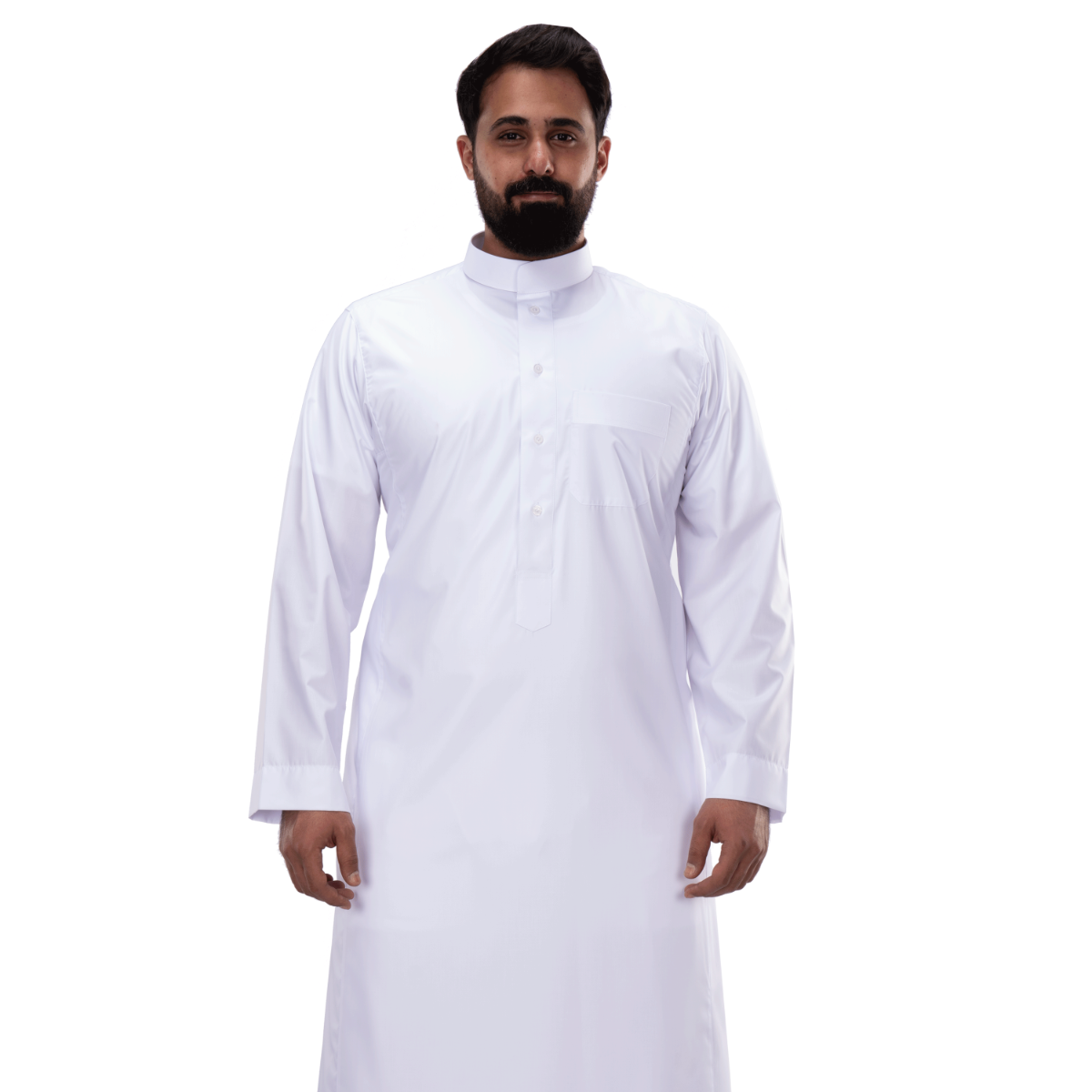 drosh thobe supn curve dome white